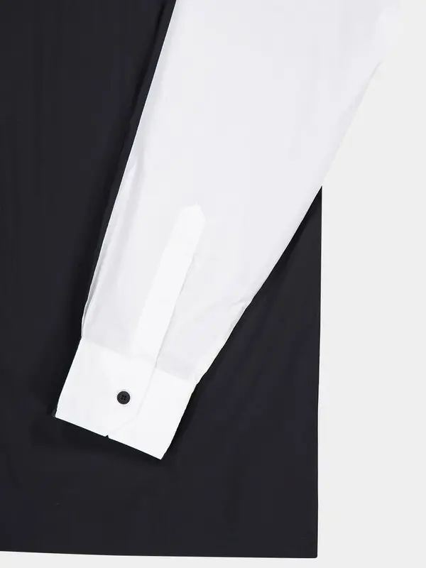 MAISON MARGIELA And White Cotton Contrast Shirt