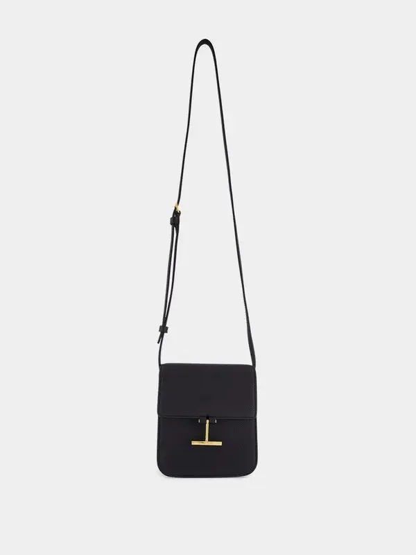 TOM FORD Tara Mini Bag In Smooth Calf Leather - Black