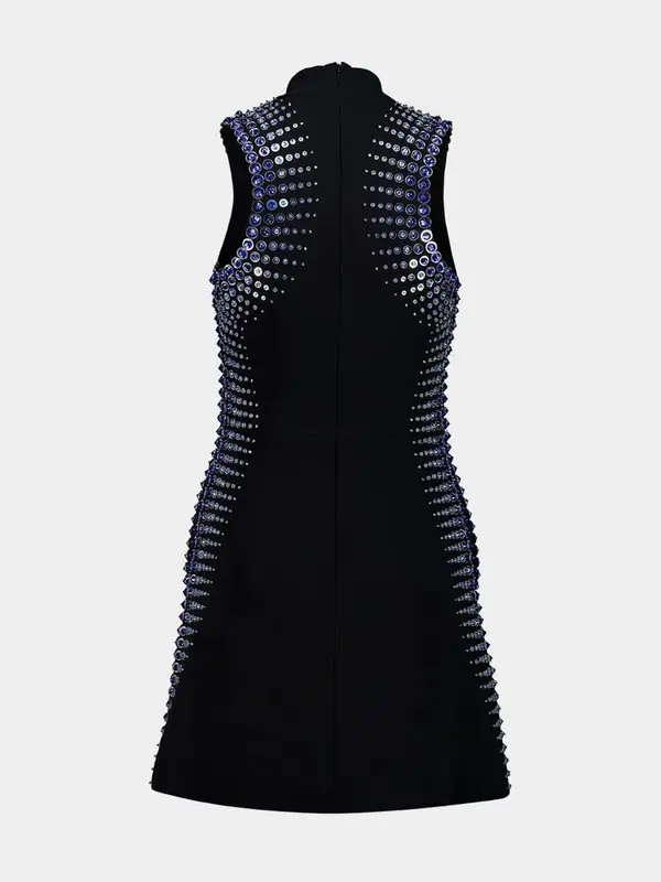 Casablanca Embellished Sleeveless Mini Dress