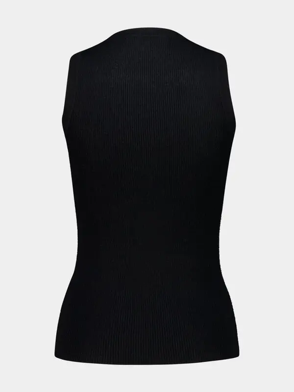 LISA YANG Ina Cashmere Tank Top - Black