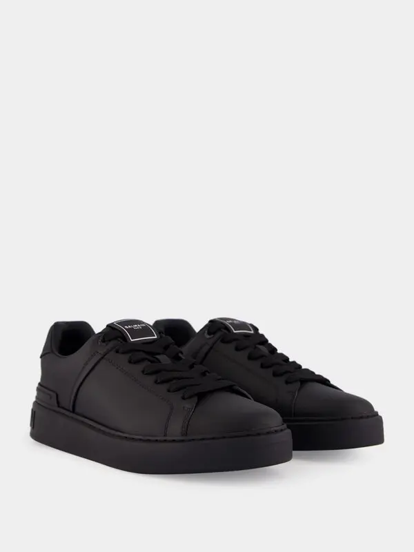 Balmain B-court Calfskin Sneakers