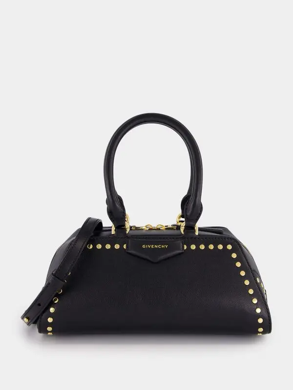Givenchy Mini Antigona Studded Bag - Black