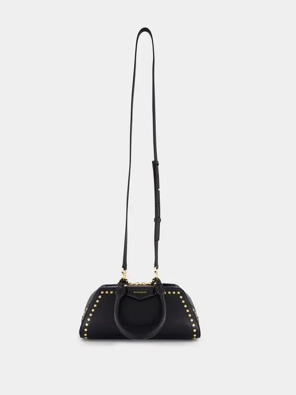 Givenchy Mini Antigona Studded Leather Bag - Black