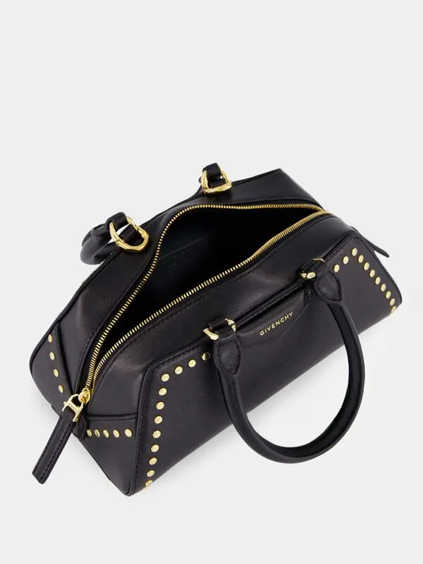 Givenchy Mini Antigona Studded Leather Bag - Black