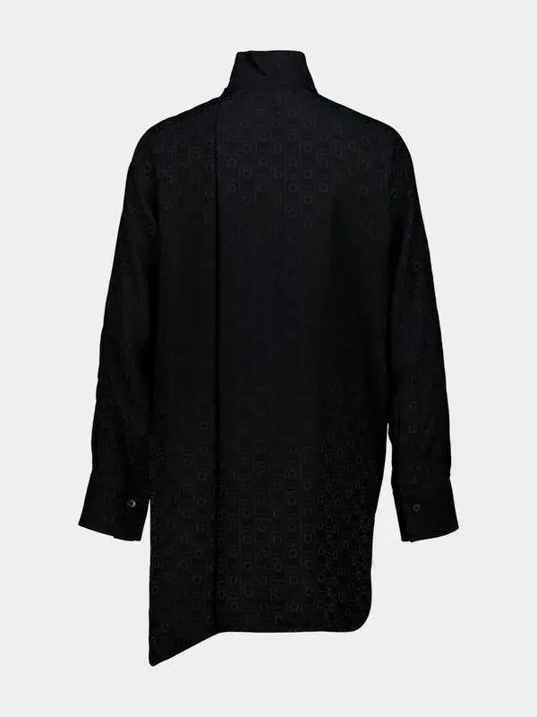FERRAGAMO Silk Blouse With Sash Collar