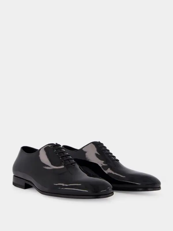FERRAGAMO Patent Leather Oxford Shoes