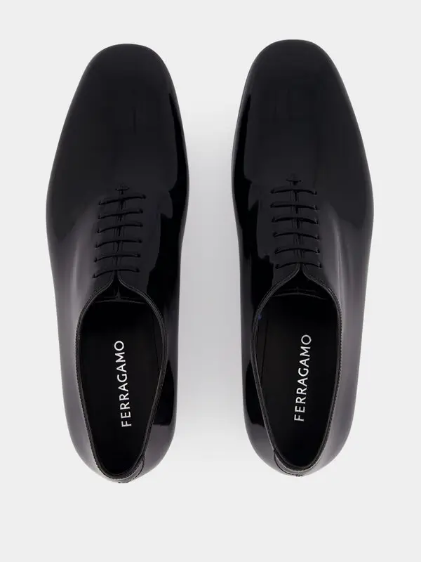 FERRAGAMO Patent Leather Oxford Shoes