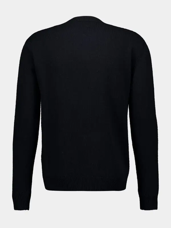 Valentino Garavani Wool Jumper With Inlaid V