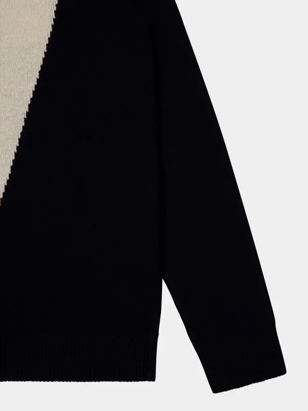 Valentino Garavani Wool Jumper With Inlaid V