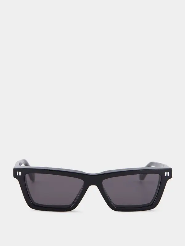 Off-White Cambridge Rectangular Sunglasses - Black