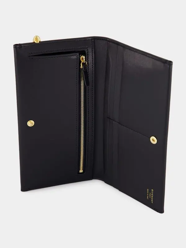 Givenchy Leather Pinch Long Wallet