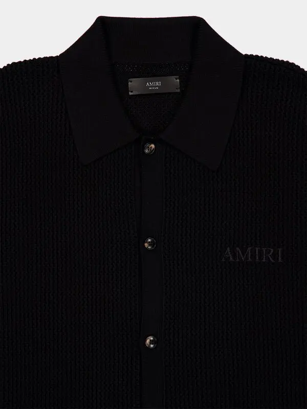Amiri Crochet Mesh Shirt