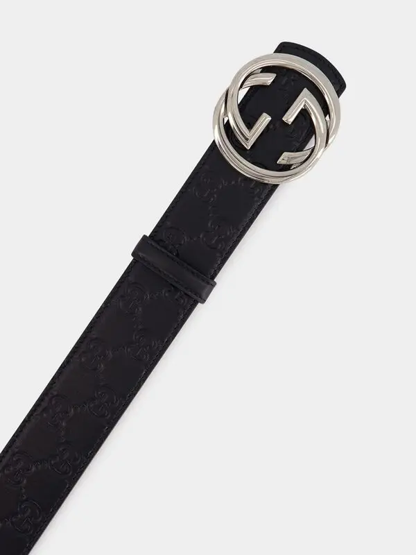 Gucci Gg Leather Belt