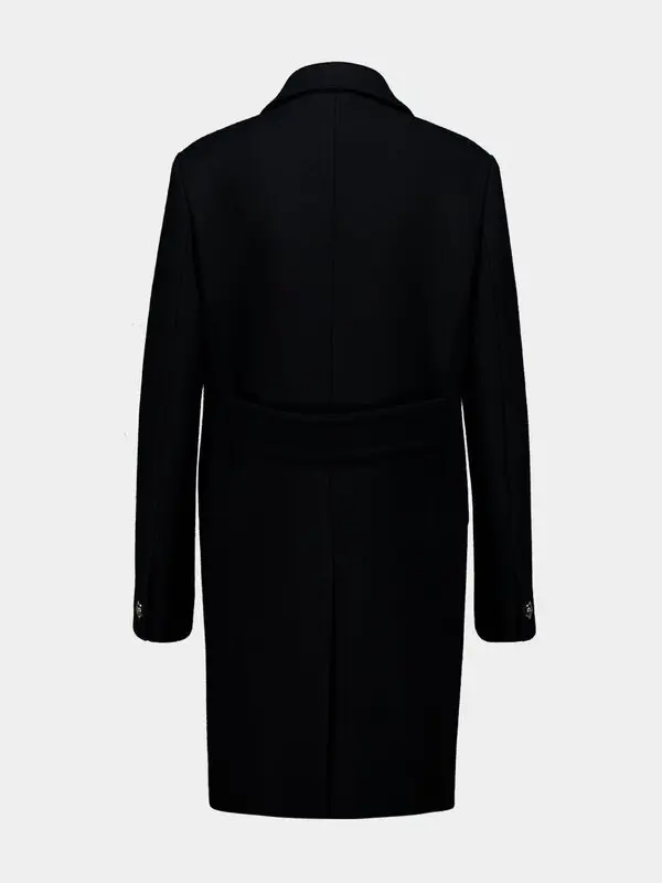 Gucci Batavia Wool Coat With Patch