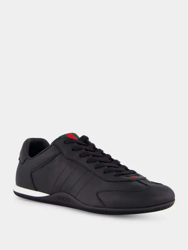 Gucci Calfskin Low-top Sneakers - Black
