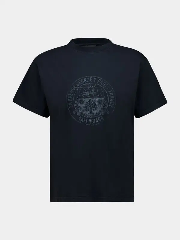 Balenciaga Standard Fit Short Sleeve T-shirt - Black