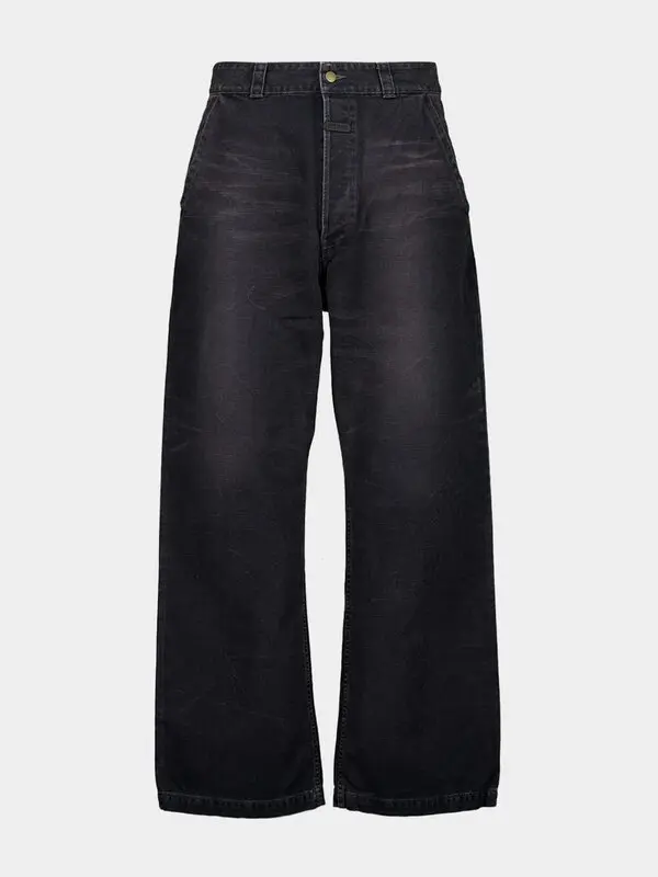 Fear Of God Washed Canvas Utility Pant - Black