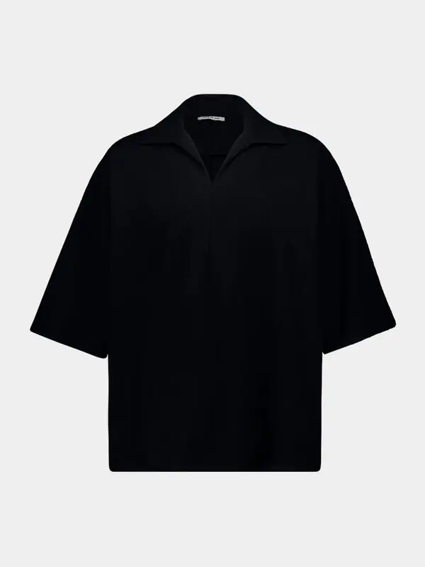 Fear Of God Virgin Wool Polo Shirt - Black