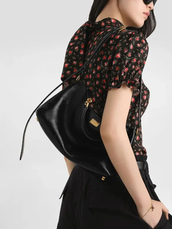 Dolce & Gabbana Vittoria Handbag In Calfskin - Black