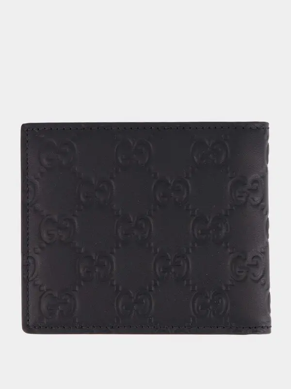 Gucci Gg Leather Wallet - Black