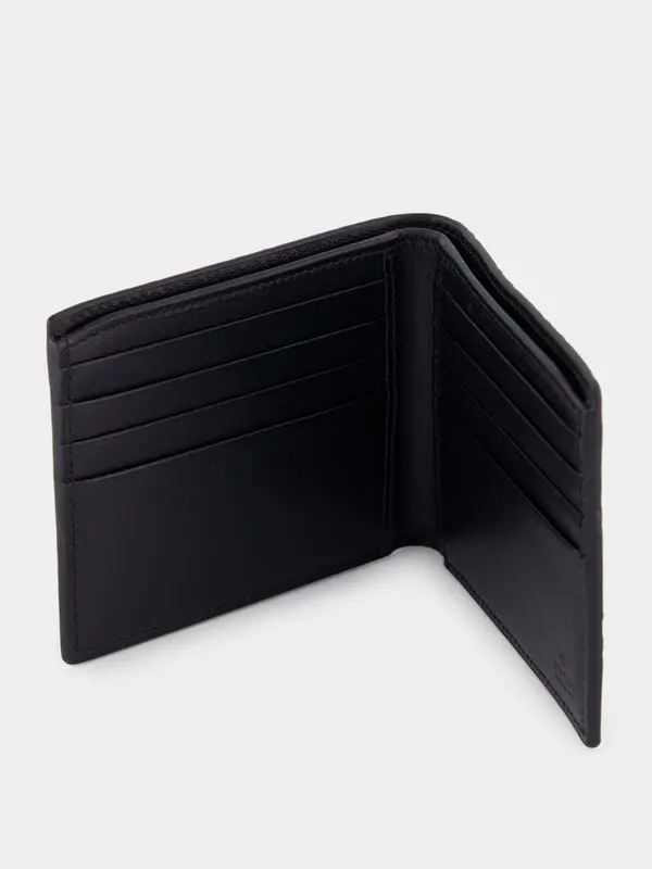 Gucci Gg Leather Wallet - Black