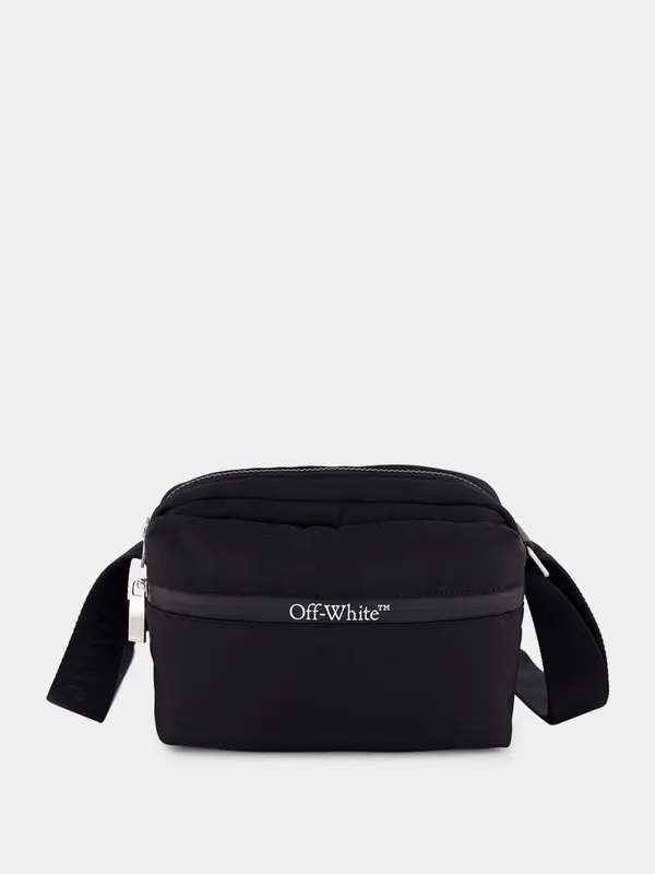 Off-White Outdoor Nylon Crossbody Bag - Black