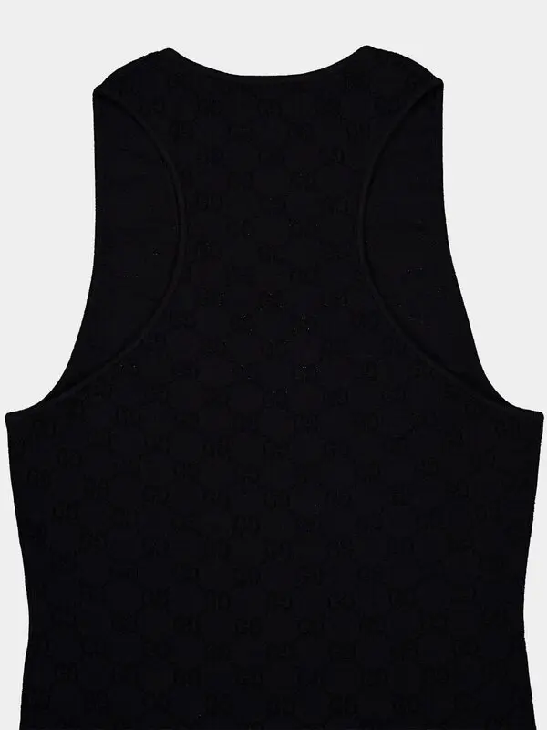 Gucci Gg Jacquard Elastic Tank Top