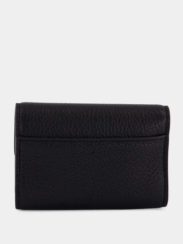 Gucci Calfskin Horsebit Card Case With Gold Hardware