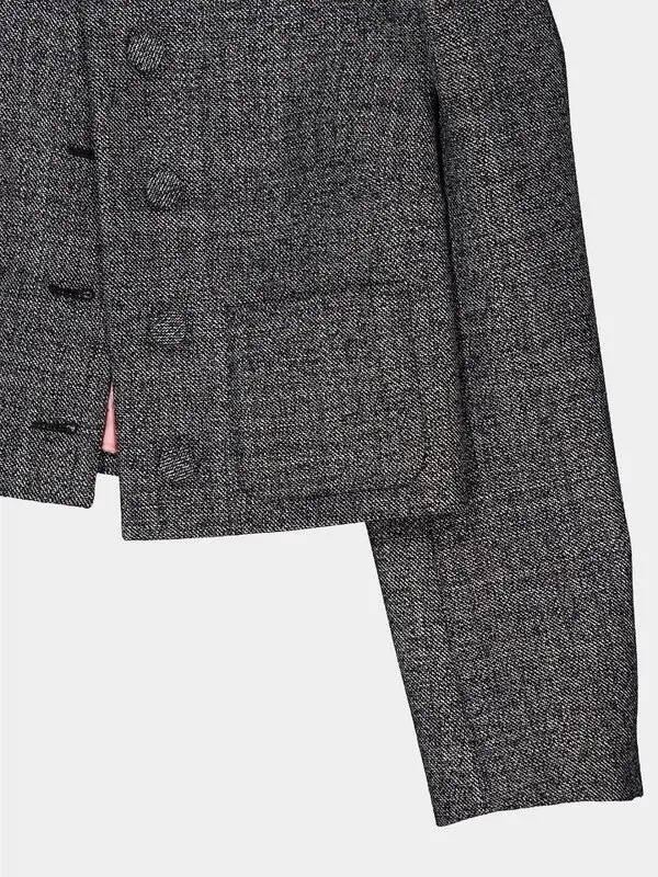 Gucci Wool Grisaille Jacket - Black