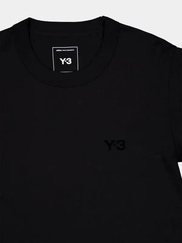 Y3 Fitted Cotton T-shirt - Black
