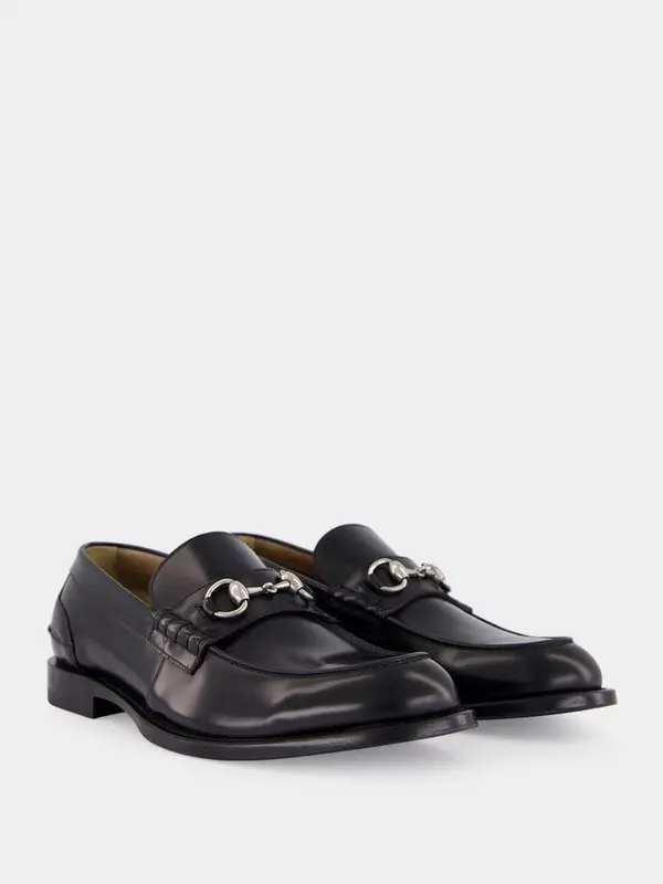 Gucci Leather Loafers With Horsebit