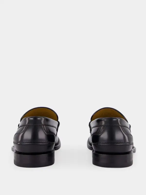 Gucci Leather Loafers With Horsebit