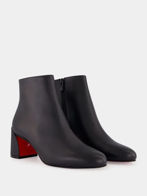 CHRISTIAN LOUBOUTIN Jane Booty 55 Leather Boots - Black