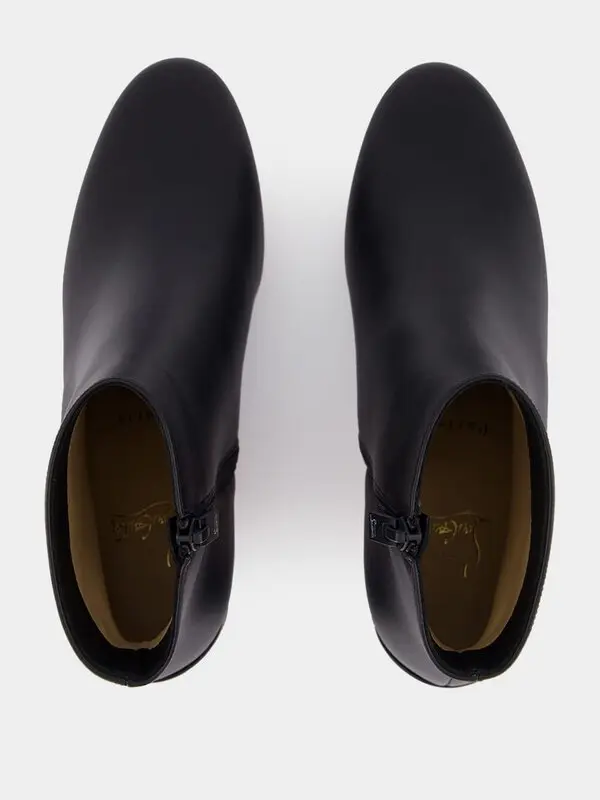 CHRISTIAN LOUBOUTIN Jane Booty 55 Leather Boots - Black