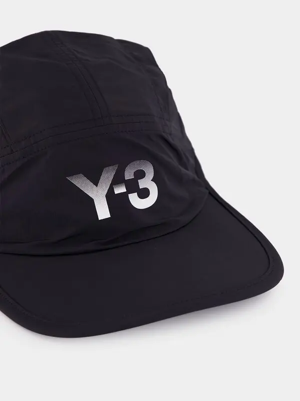 Y3 Run Nylon Cap - Black