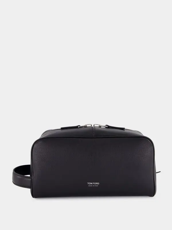 TOM FORD Leather Vanity Case - Black