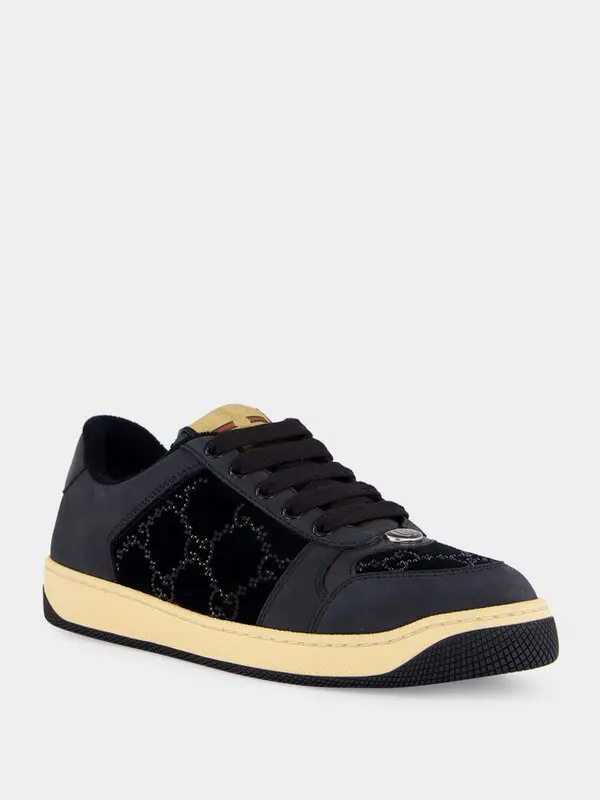 Gucci Screener Gg Crystal Sneakers