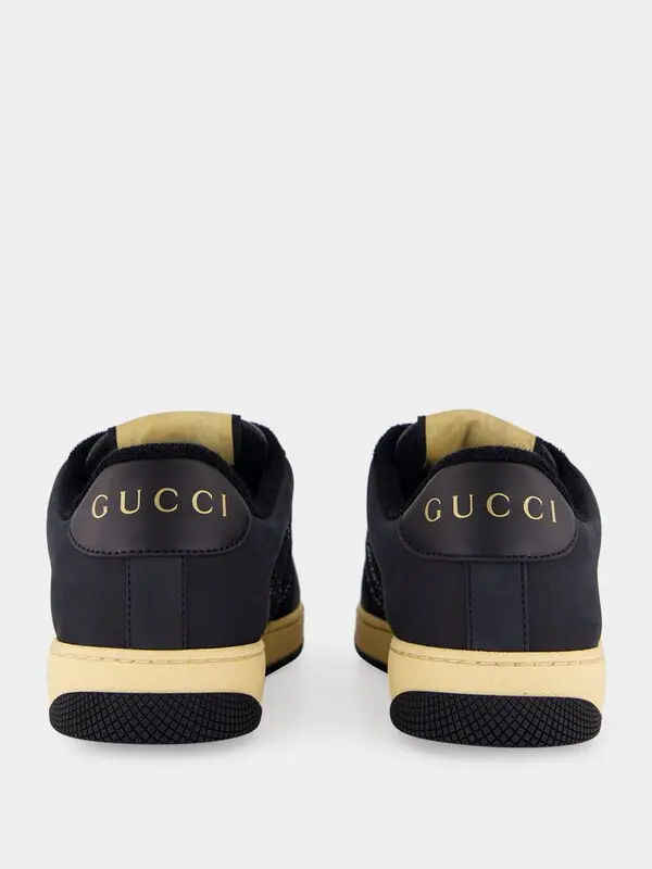 Gucci Screener Gg Crystal Sneakers