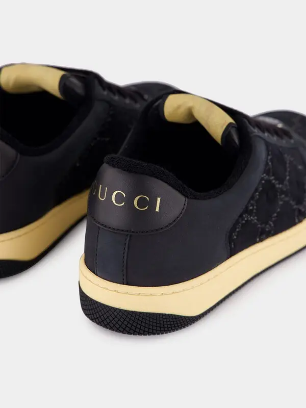 Gucci Screener Gg Crystal Sneakers