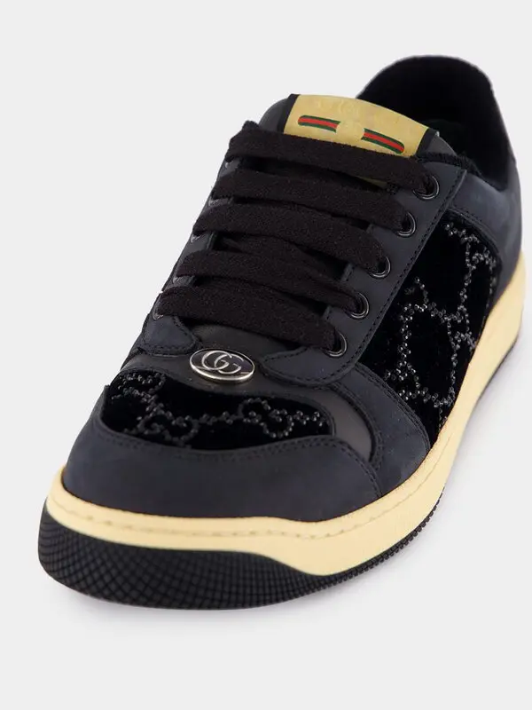 Gucci Screener Gg Crystal Sneakers