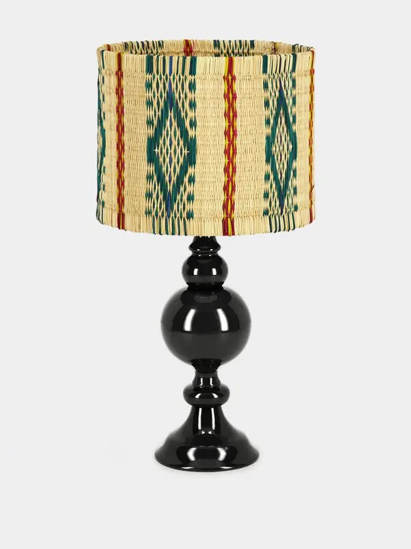 HOUSE OF CAPRICORN Sado Wood Lamp Base - Black