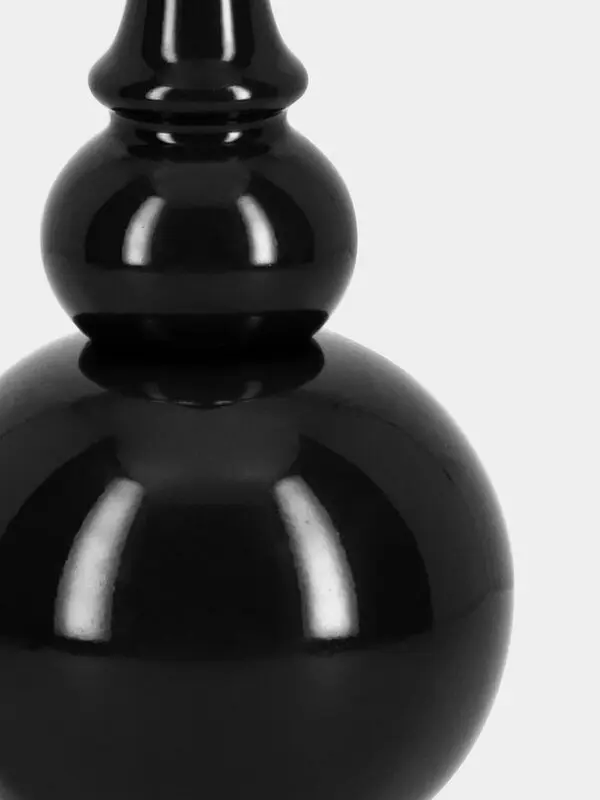 HOUSE OF CAPRICORN Sado Wood Lamp Base - Black