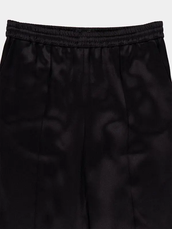 TOM FORD Double Silk Satin Joggers - Black