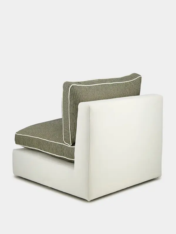 HOUSE OF CAPRICORN Dinis Ivory Linen Central Module Sofa