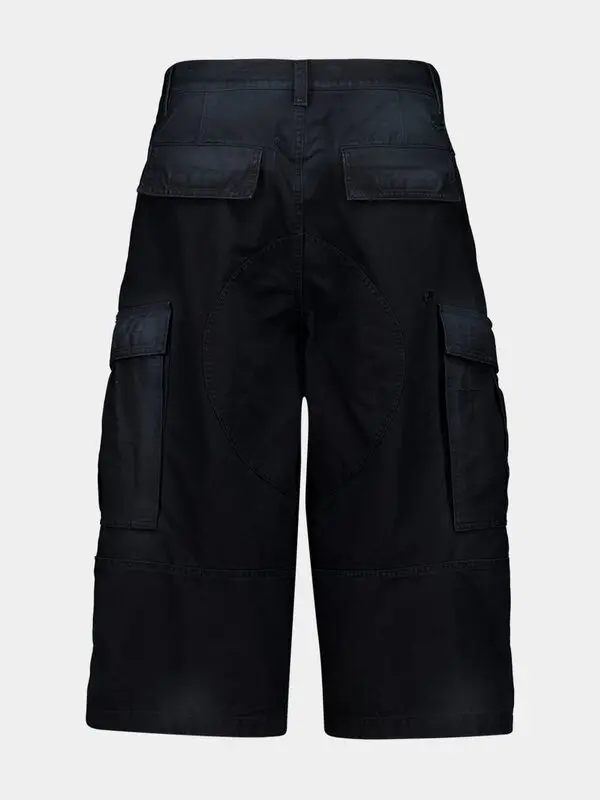 Balenciaga Cropped Cargo Cotton Trousers