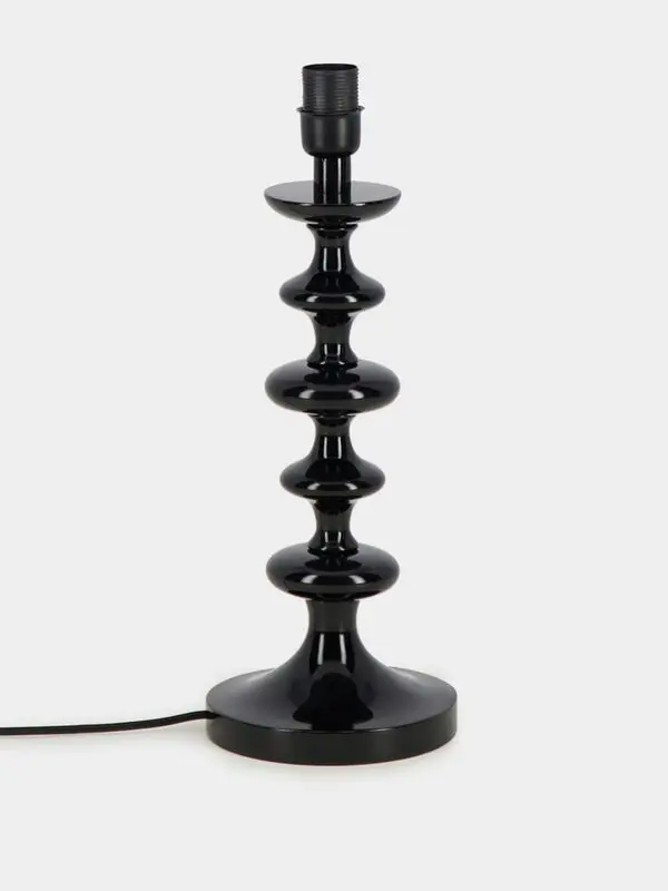 HOUSE OF CAPRICORN Freixo Wood Lamp Base - Black
