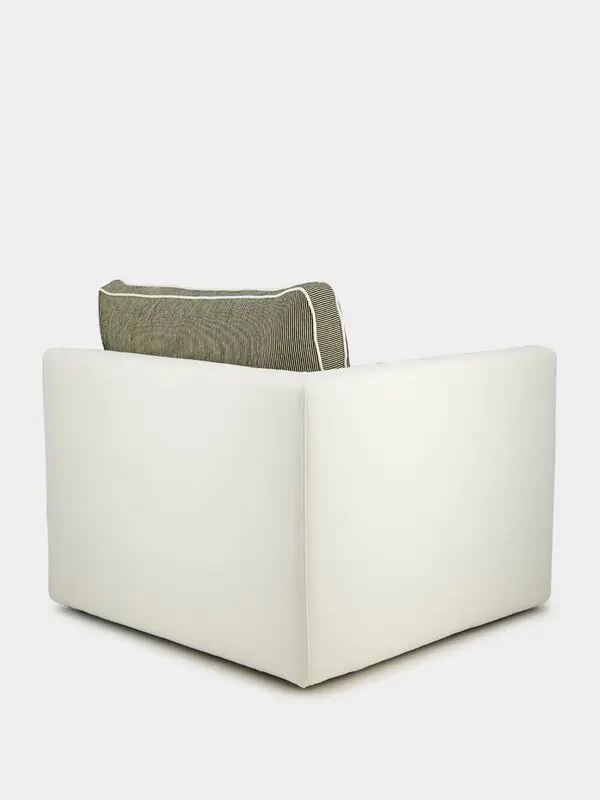 HOUSE OF CAPRICORN Dinis Ivory Linen Left Arm Module Sofa