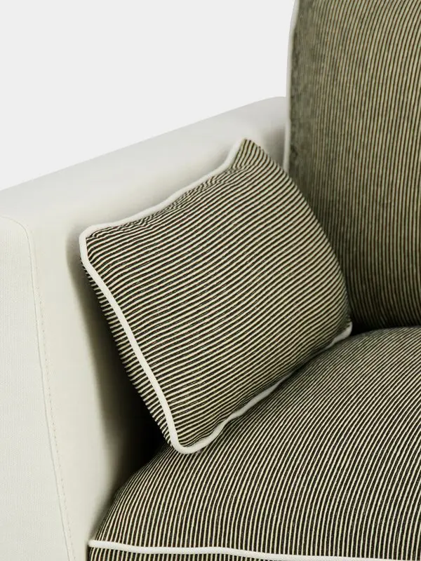 HOUSE OF CAPRICORN Dinis Ivory Linen Left Arm Module Sofa