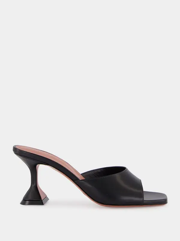 Amina Muaddi Lupita 70 Heeled Mules - Black