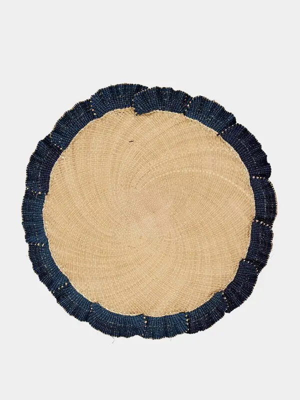 Johanna Ortiz Orpua Blue Placemat - Beige